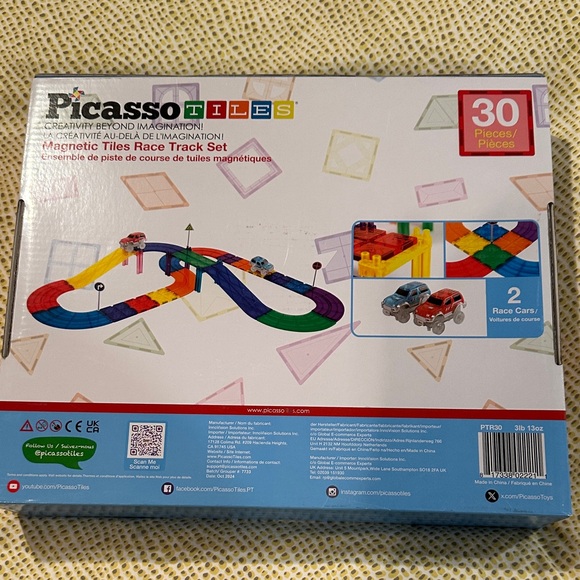 Picasso Tile | Toys | Picasso Tiles Magnetic Tiles Race Track Car ...